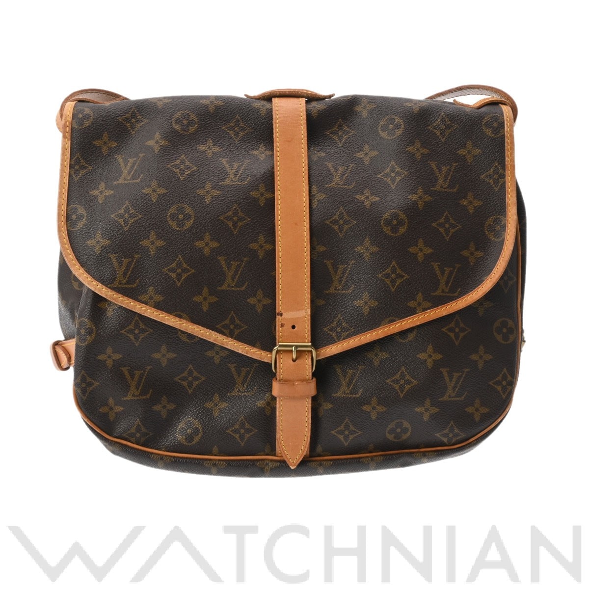 ルイ ヴィトン / LOUIS VUITTON モノグラム ソミュール 35 ブラウン M42254 モノグラムキャンバス レディース バッグ 【中古】【bag】の口コミ一覧 | リアルな ...