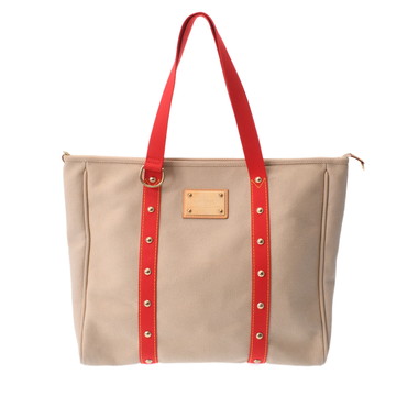 ルイ ヴィトン アンティグア カバ GM ベージュ/レッド M40032 キャンバス ユニセックス バッグ 【中古】【bag】の口コミ一覧 | リアルな口コミ・公式サイトのレビューなら ...